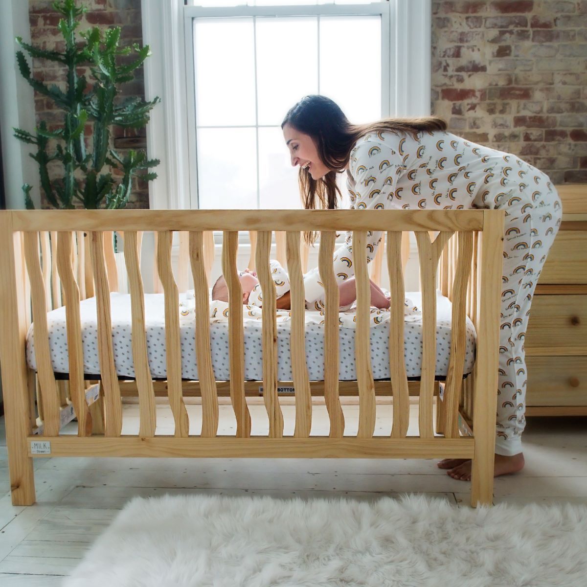 Boho Convertible Crib | Modern Nursery Furniture | MILK STREET BABY ...