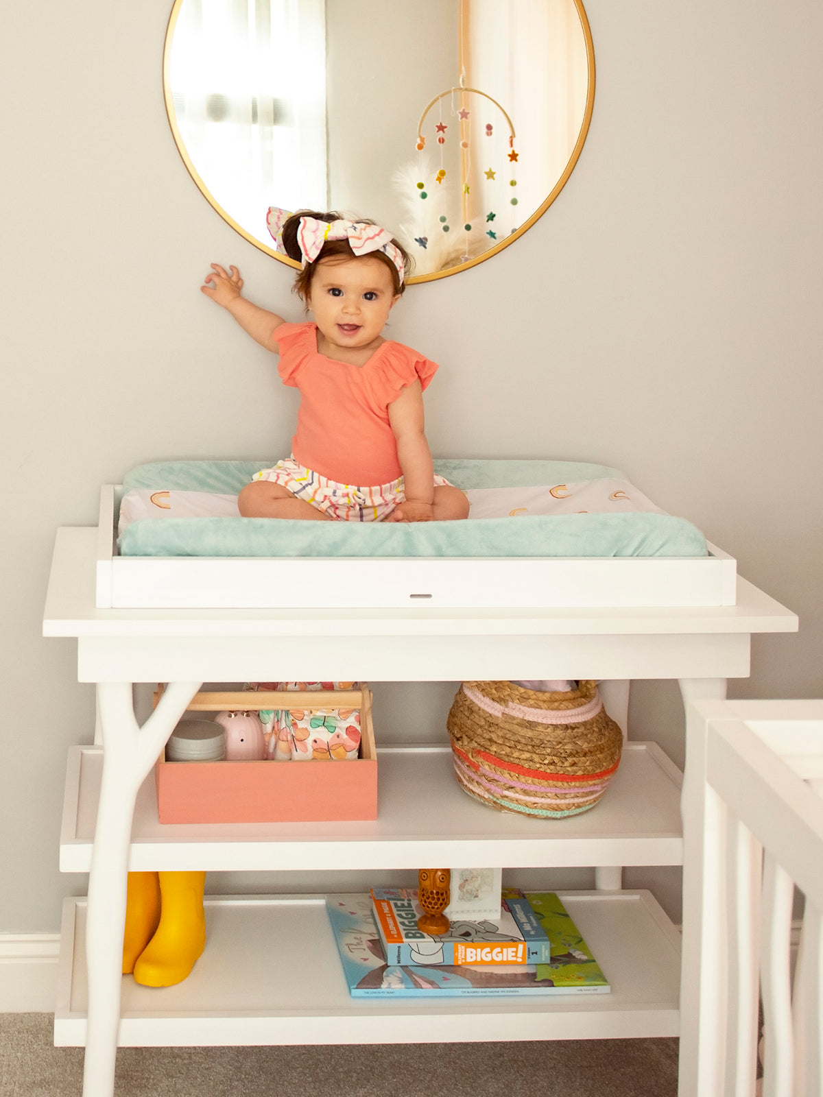 Branch Open Shelf Changing Table - Milk Street Baby
