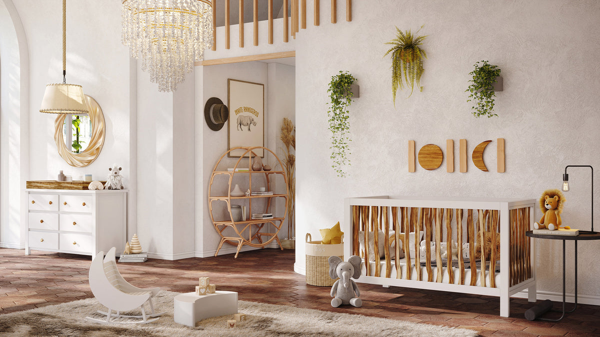 Boho Convertible Crib | Modern Nursery Furniture | MILK STREET BABY ...