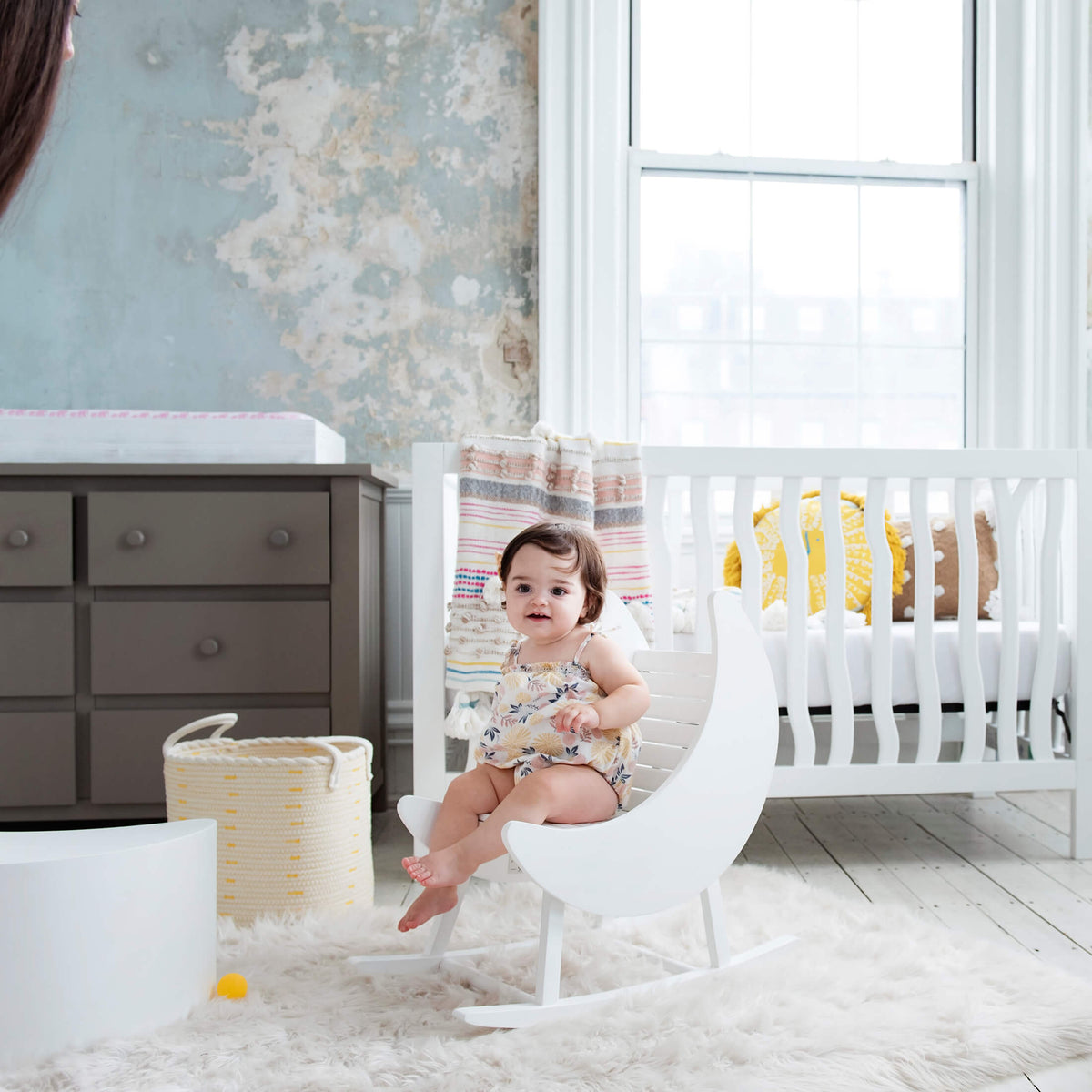 Milk Street Baby Crescent Moon Rocker